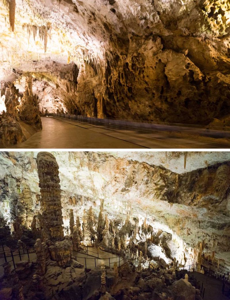 Zo bezoek je de indrukwekkende grotten van Postojna in Slovenië ...