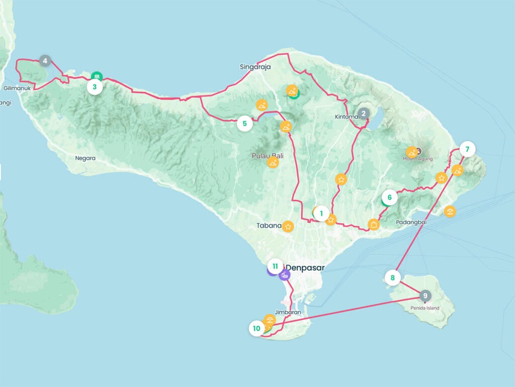 De ultieme reisroute voor Bali: rondreis van twee tot drie weken ...