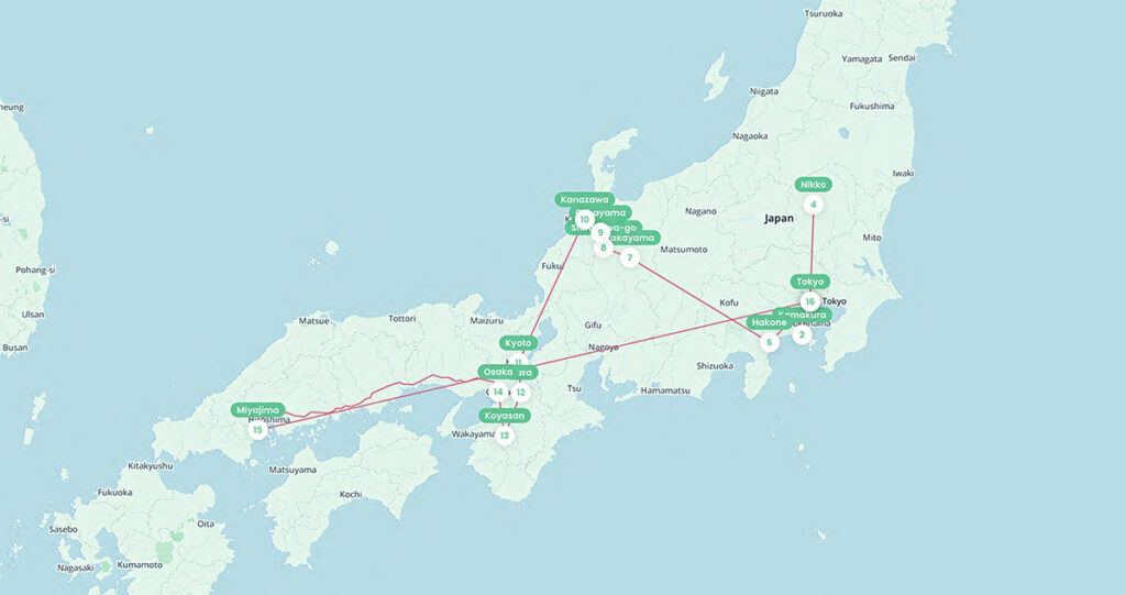 Route Japan 2 à 3 weken: tips voor een afwisselende rondreis - Karlijn ...